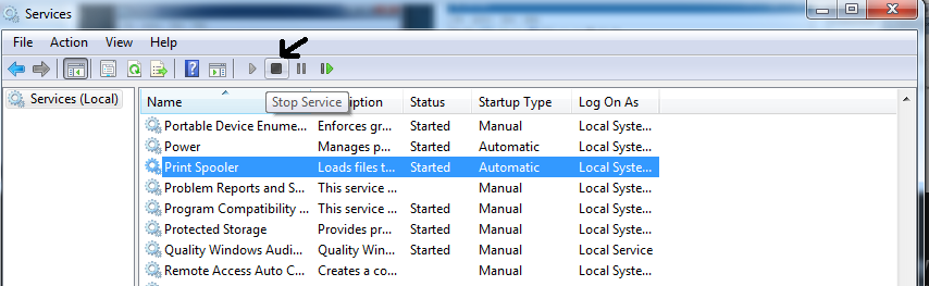 How To Cancel Or Delete A Stuck Print Queue Job In Windows 7 8 10 Coming More